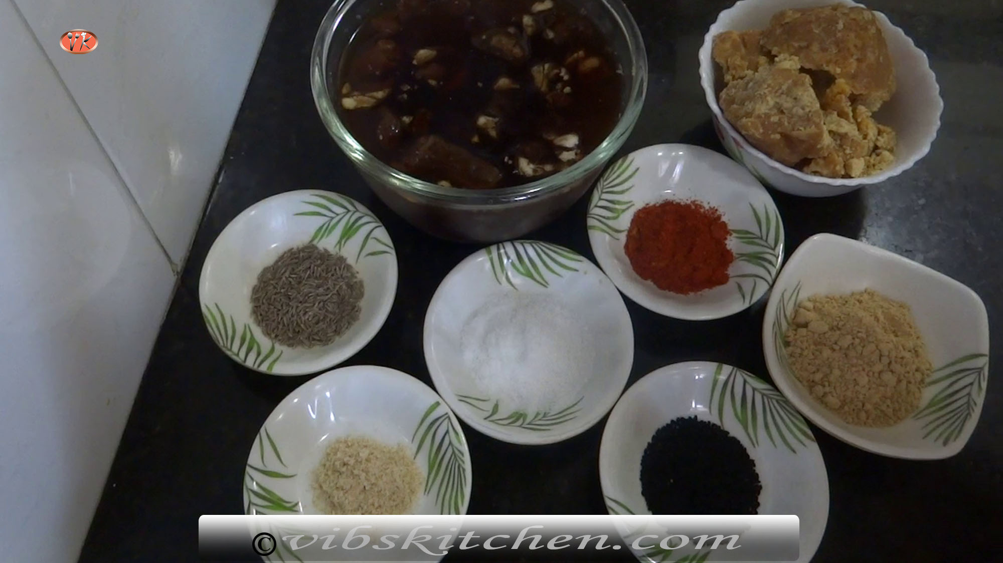 Tamarind–Ginger Powder Chutney/vibsk–03 - VibsKitchen